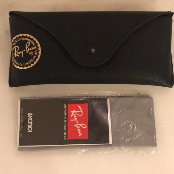 Ray-Ban | Accessories | Rayban Black Eyeglass Case | Poshmark